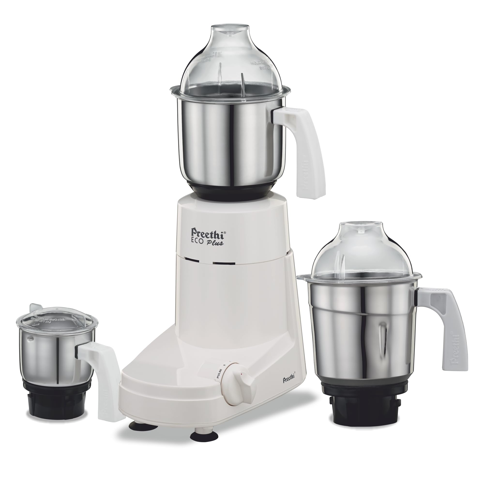 Preethi Eco Plus MG-138 110V, 550 Watt Mixer Grinder With 3 Jars (0.4L ...