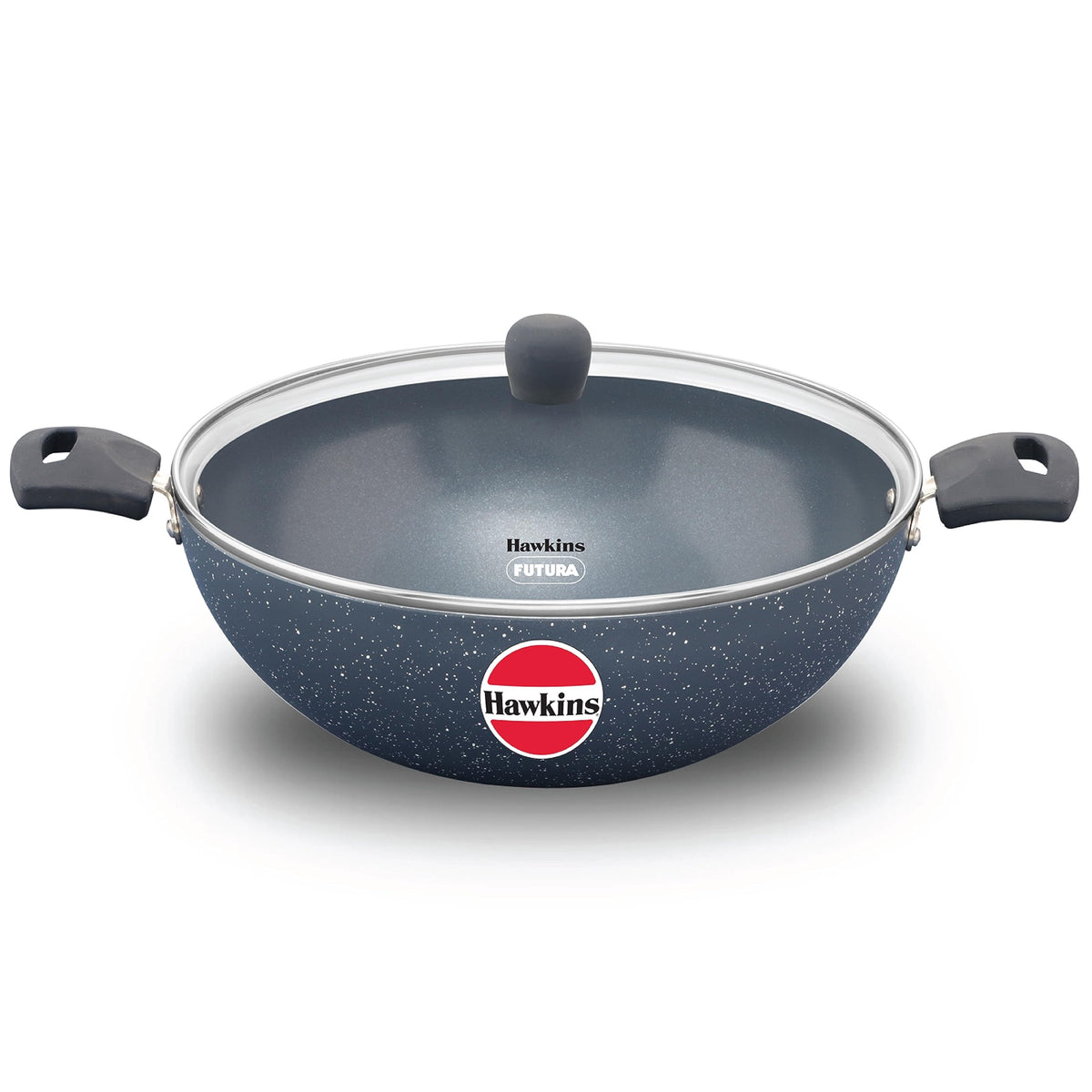 Hawkins Ceramic Nonstick 5 Litre Deep Kadhai, Induction Deep Fry Pan w ...
